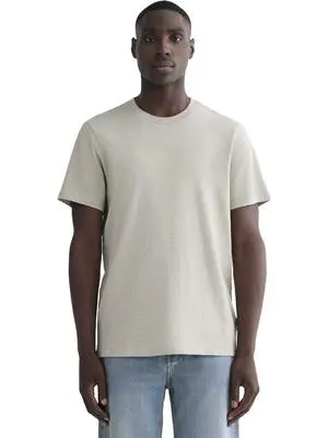 Everlane Premium-weight Crew Neck Tshirt - Heather Oatmeal