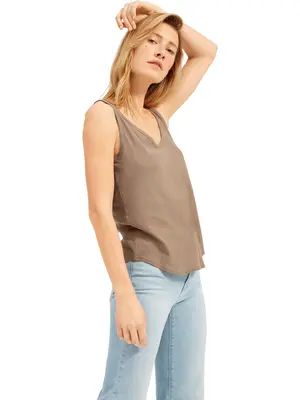 Everlane Air Cami Top Clay