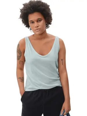 Everlane Air Cami Top Ice Blue