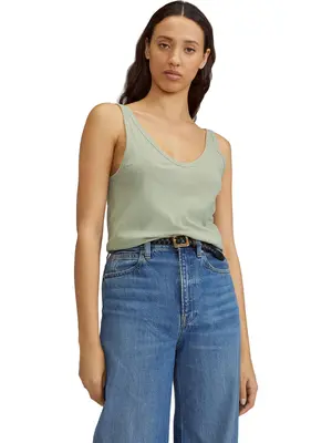 Everlane Air Cami Top Seagrass