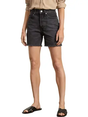 Everlane Way-High® Denim Short Hartford Cloud