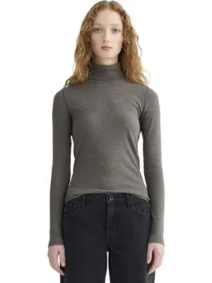 EVERLANE Luxe Ribbed Turtleneck