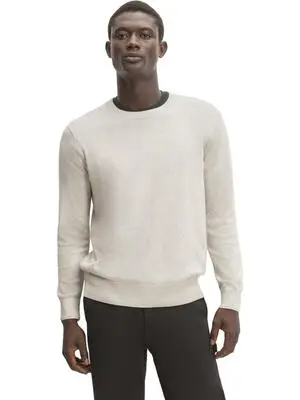 Everlane Long Sleeve Crewneck Sweater Chalk