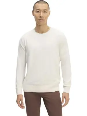 Everlane Long Sleeve Crewneck Sweater Heathered Canvas