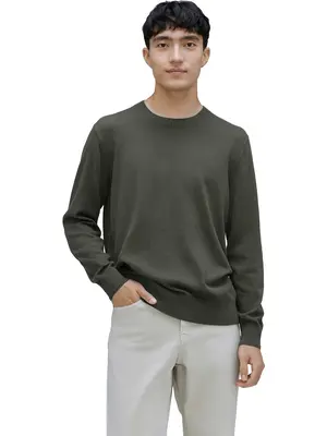 Everlane Long Sleeve Crewneck Sweater Kambaba