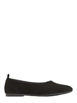 Everlane Mesh Ballet Flat Black Suede