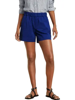 Everlane Relaxed Cotton Twill Short Cobalt
