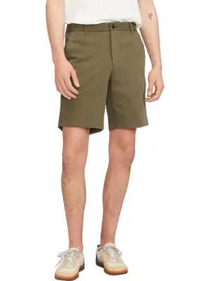 Everlane 9" Slim-Fit Performance Chino Shorts Olive