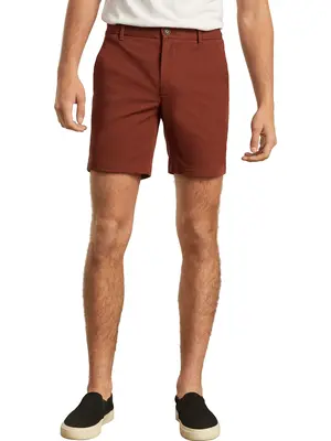 Everlane 7" Slim-Fit Performance Chino Short Hickory
