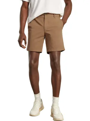 Everlane 7" Slim-Fit Performance Chino Short Light Brown