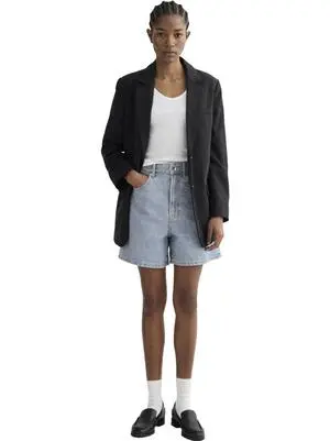 Everlane A-line Denim Short - Light Indigo