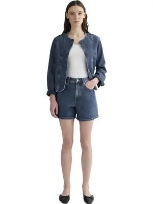 Everlane A-line Denim Short - Ocean