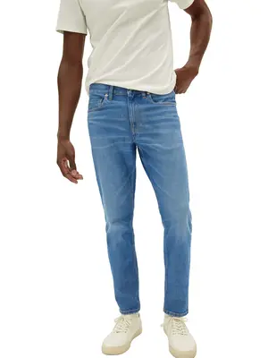 Everlane Skinny 4-Way Stretch Organic Jean Pacific Blue