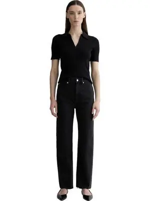 Everlane Way-high® Straight Leg Jean - Coal