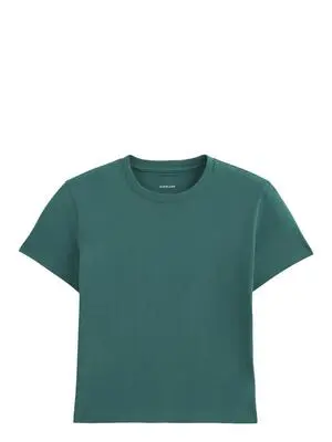 Everlane Box-cut Essential Cotton T-shirt - Everglade