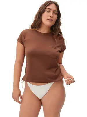 Everlane Everlane Box-Cut T-Shirt In Essential Cotton Sequoia