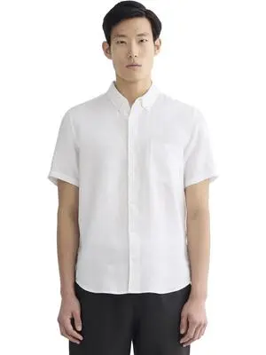 Everlane Classic Short-sleeve Shirt, Linen Size - White