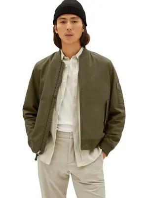 Everlane Bomber Jacket Dark Olive