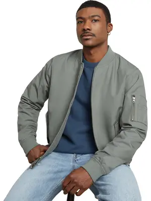Everlane Bomber Jacket Dark Sage