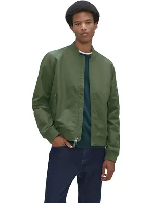 Everlane Bomber Jacket Forest Green