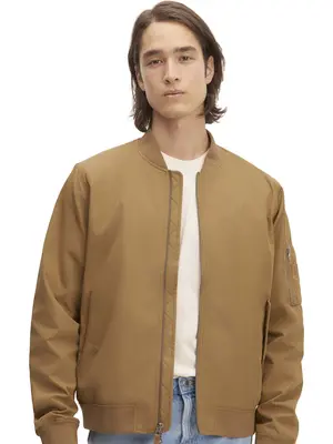 Everlane Bomber Jacket Light Brown