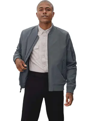 Everlane Bomber Jacket Slate
