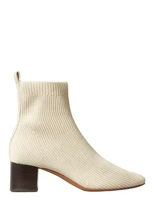 Everlane Glove Knit Boots Bone