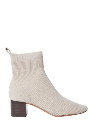 Everlane Glove Knit Boots Oatmeal Wool
