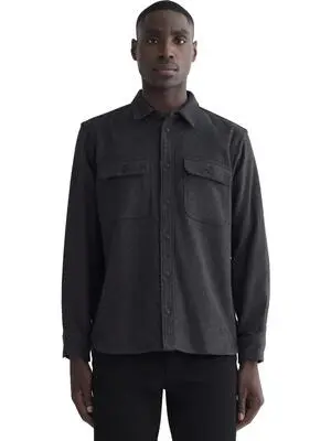 Everlane Heavyweight Overshirt - Charcoal Heather