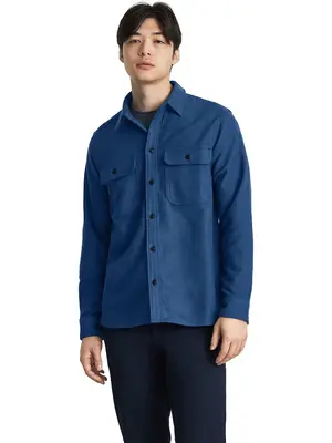 Everlane Heavyweight Overshirt Deep Blue