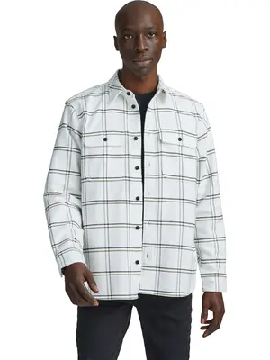 Everlane Heavyweight Overshirt Moss Double Windowpane
