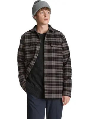 Everlane Heavyweight Overshirt Pewter Plaid