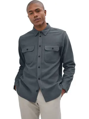 Everlane Heavyweight Overshirt Slate