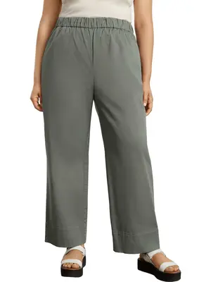Everlane Easy Pant Pewter Green