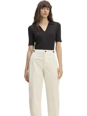 Everlane Fatigue Barrel Pant Bone White