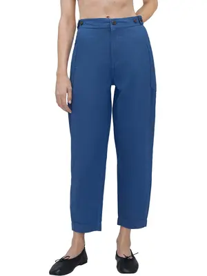 Everlane Fatigue Barrel Pant Deep Blue