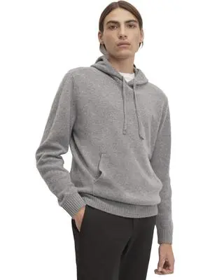 Everlane Felted Merino Hoodie Grey