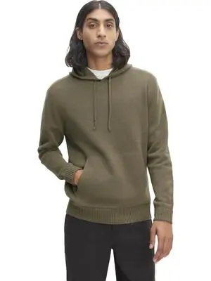 Everlane Felted Merino Hoodie Kalamata