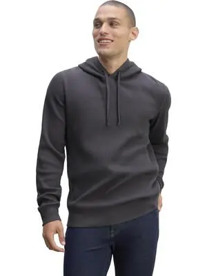 Everlane Waffle-knit Hoodie - Graphite