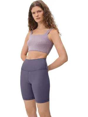 Everlane Perform Bike Short Dark Plum