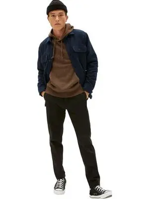 Everlane ReNew Fleece-Lined Heavyweight Overshirt Deep Navy