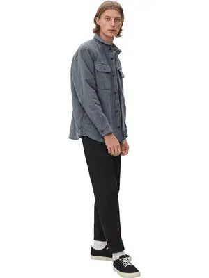 Everlane ReNew Fleece-Lined Heavyweight Overshirt Slate