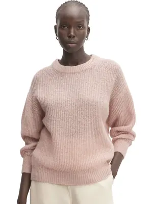 Everlane Cocoon Crew Neck Alpaca Sweater Cafe Creme