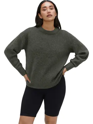 Everlane Cocoon Crew Neck Alpaca Sweater Kambaba