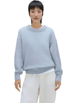 Everlane Cocoon Crew Neck Alpaca Sweater Mist