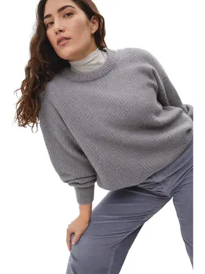 Everlane Cocoon Crew Neck Alpaca Sweater Tahoe