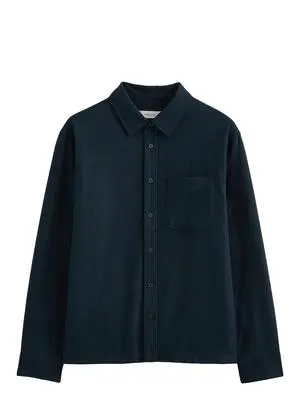 Everlane Brushed Flannel Shirt - Navy