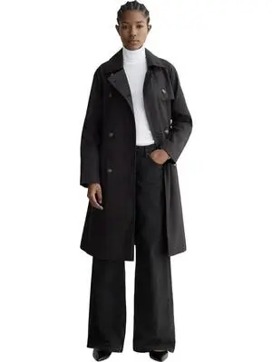 Everlane Modern Trench Coat - Black
