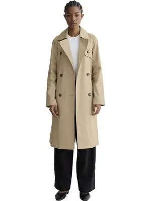Everlane Modern Trench Coat - Khaki