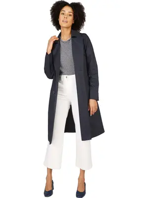 Everlane Modern Trench Coat Navy